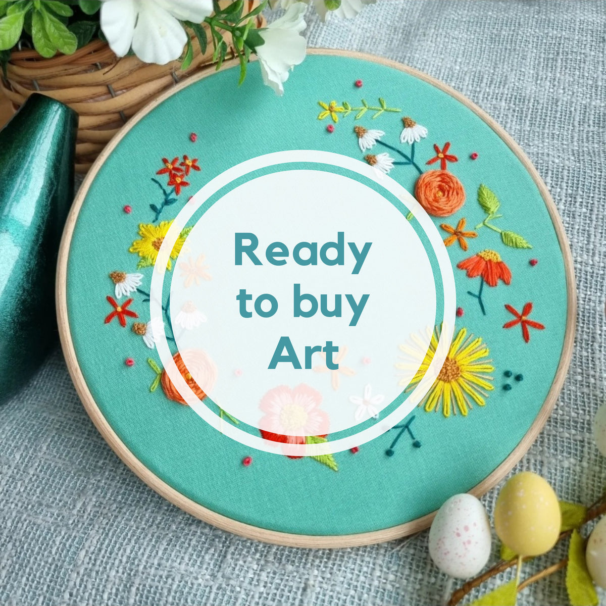 Ready To Buy Embroidered Art – Natalie Gaynor Designs