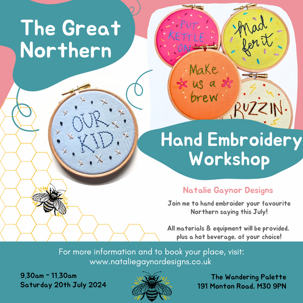 Natalie Gaynor Designs - Hand Embroidery