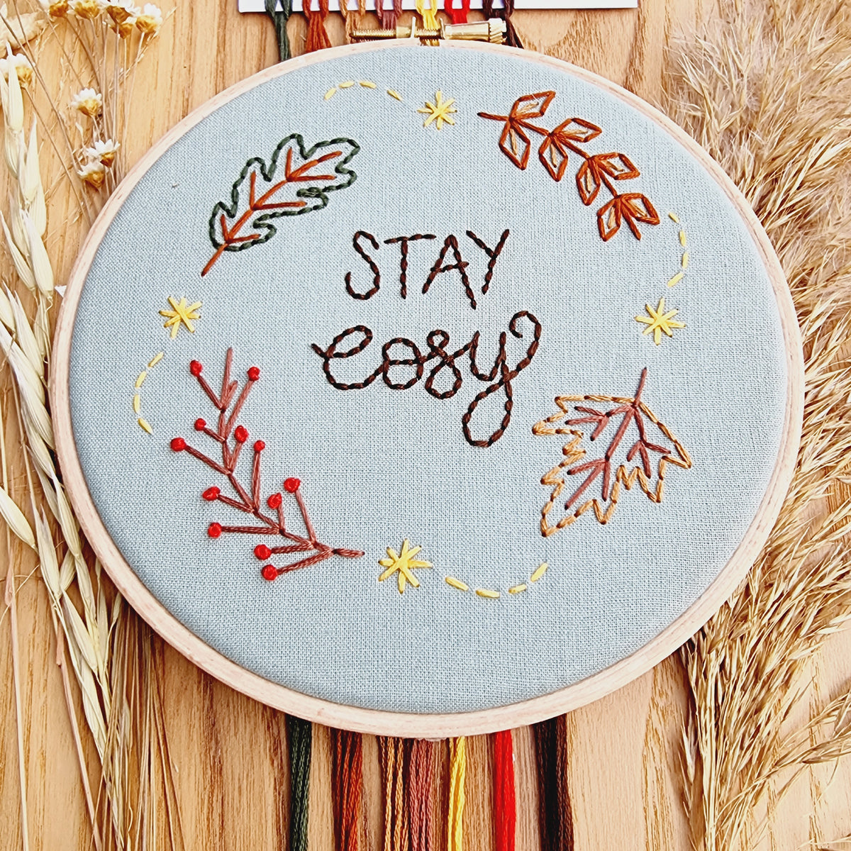 Cosy Beginners Hand Embroidery Workshop KIT – Natalie Gaynor Designs